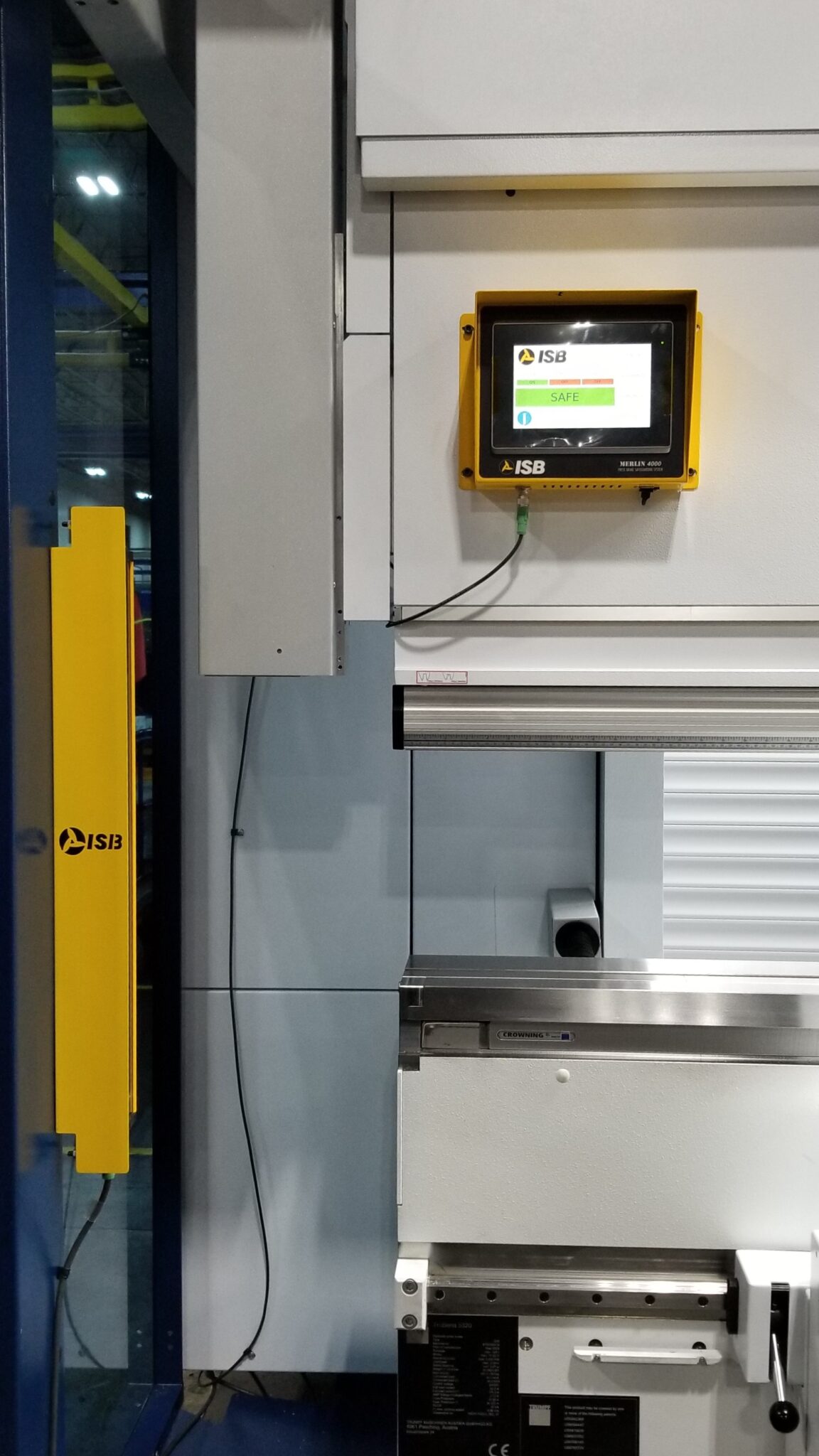 Making it safe; Trumpf Press Brake with Merlin 4000 Safety System – ISB