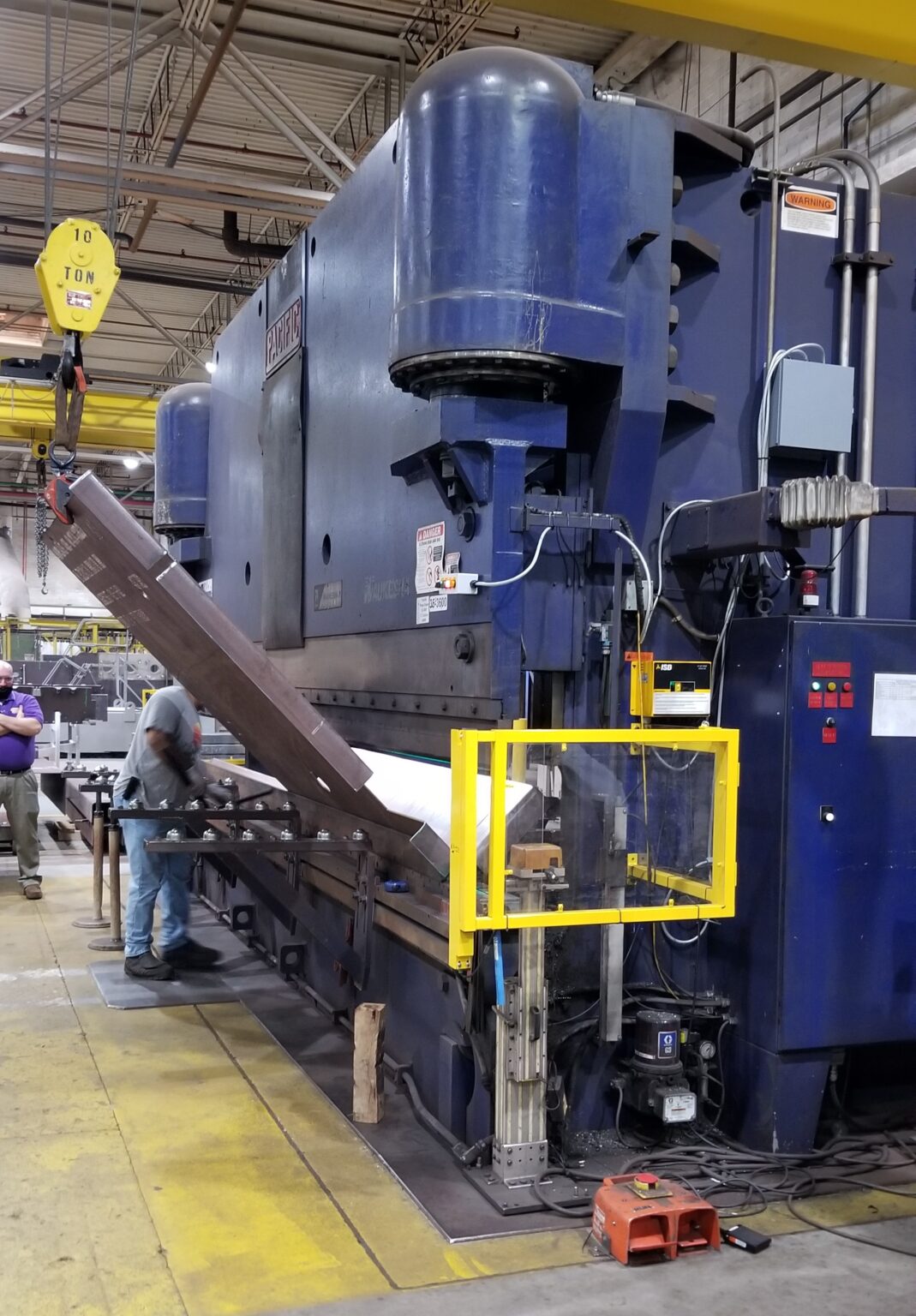 Safeguarding Press Brakes Bending Plate Steel; No Problem for ISB ...