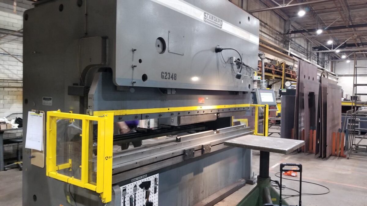 Safeguarding Press Brakes Bending Plate Steel; No Problem for ISB ...