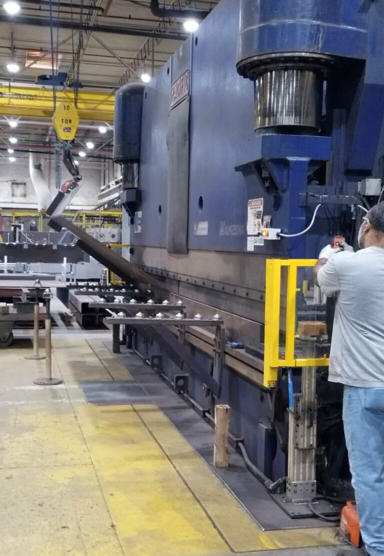 Safeguarding Press Brakes Bending Plate Steel; No Problem for ISB ...