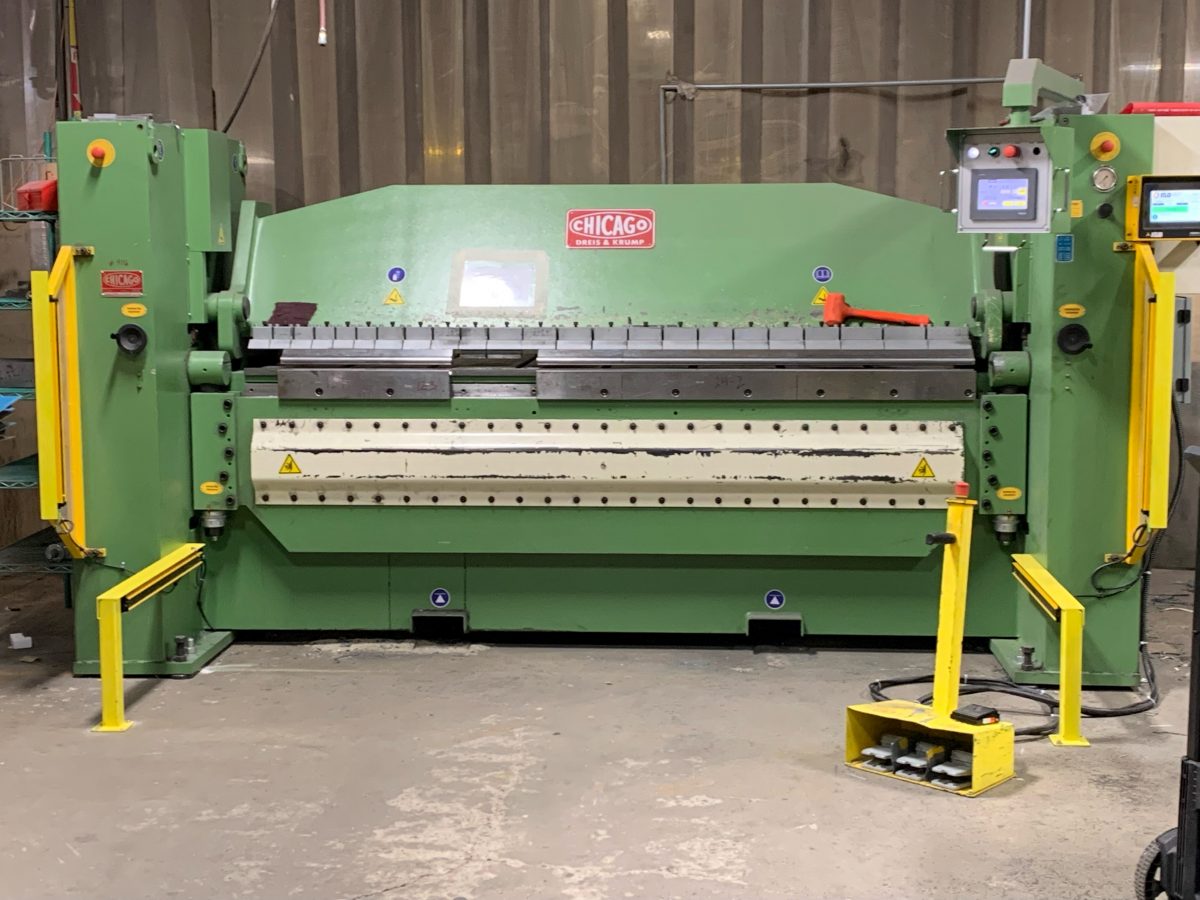 Making it safe; Two Chicago Dreis & Krump Hydraulic Powered Leaf Brakes ...