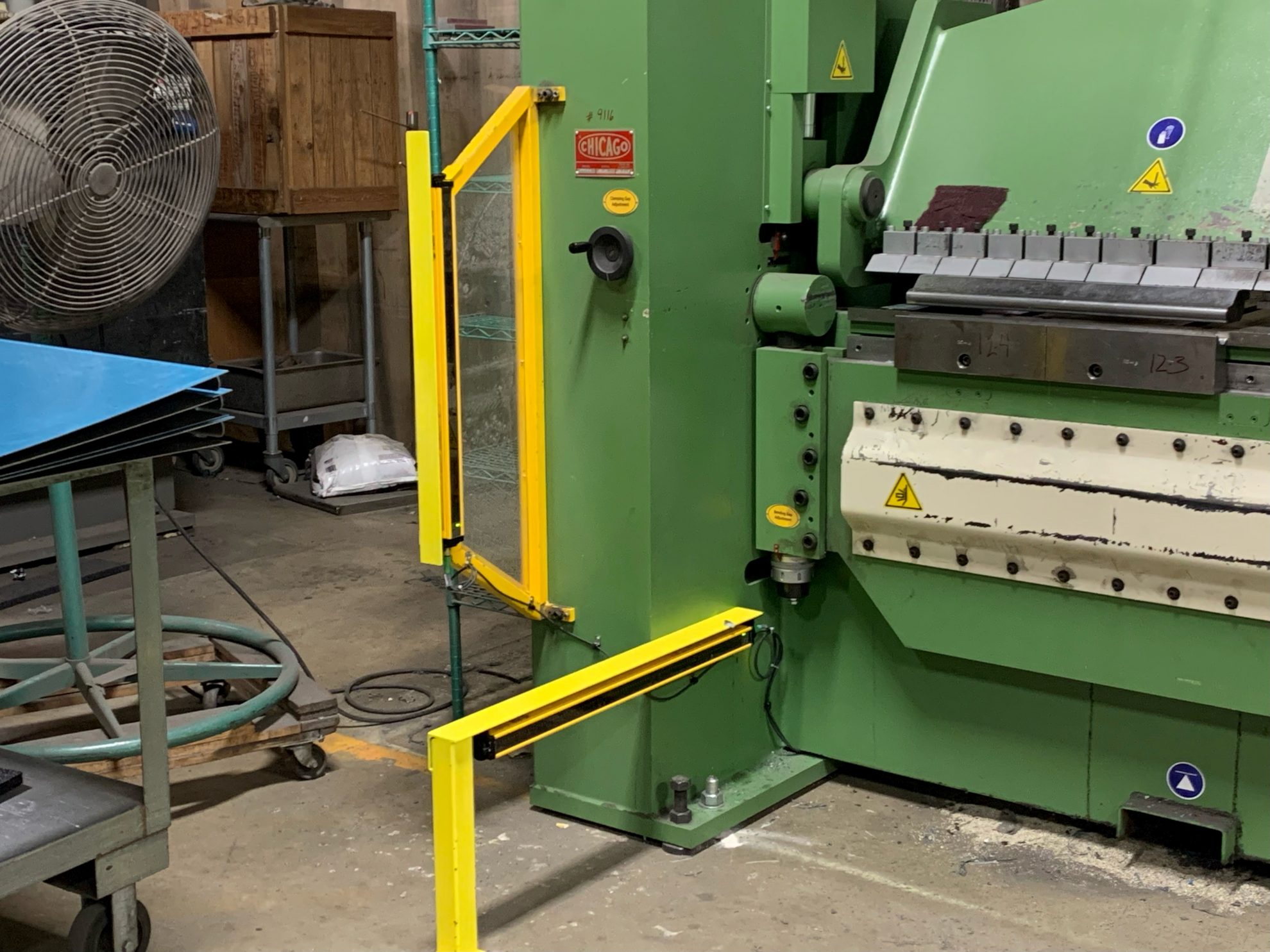 Making it safe; Two Chicago Dreis & Krump Hydraulic Powered Leaf Brakes ...